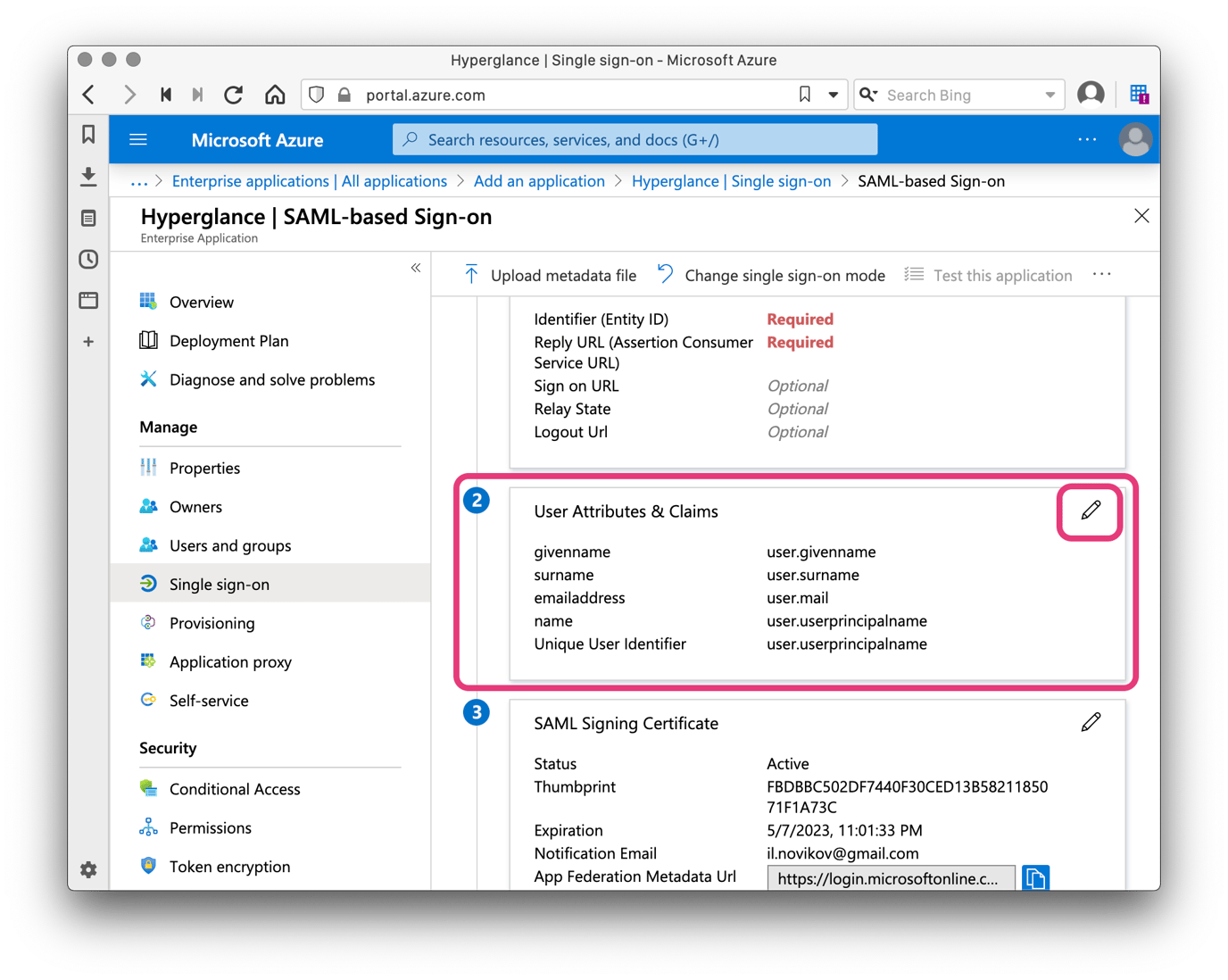 How to set up SSO with SAML for Azure AD